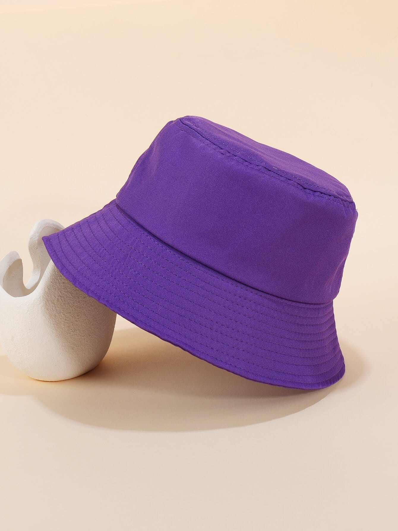 1pc Solid Bucket Hat