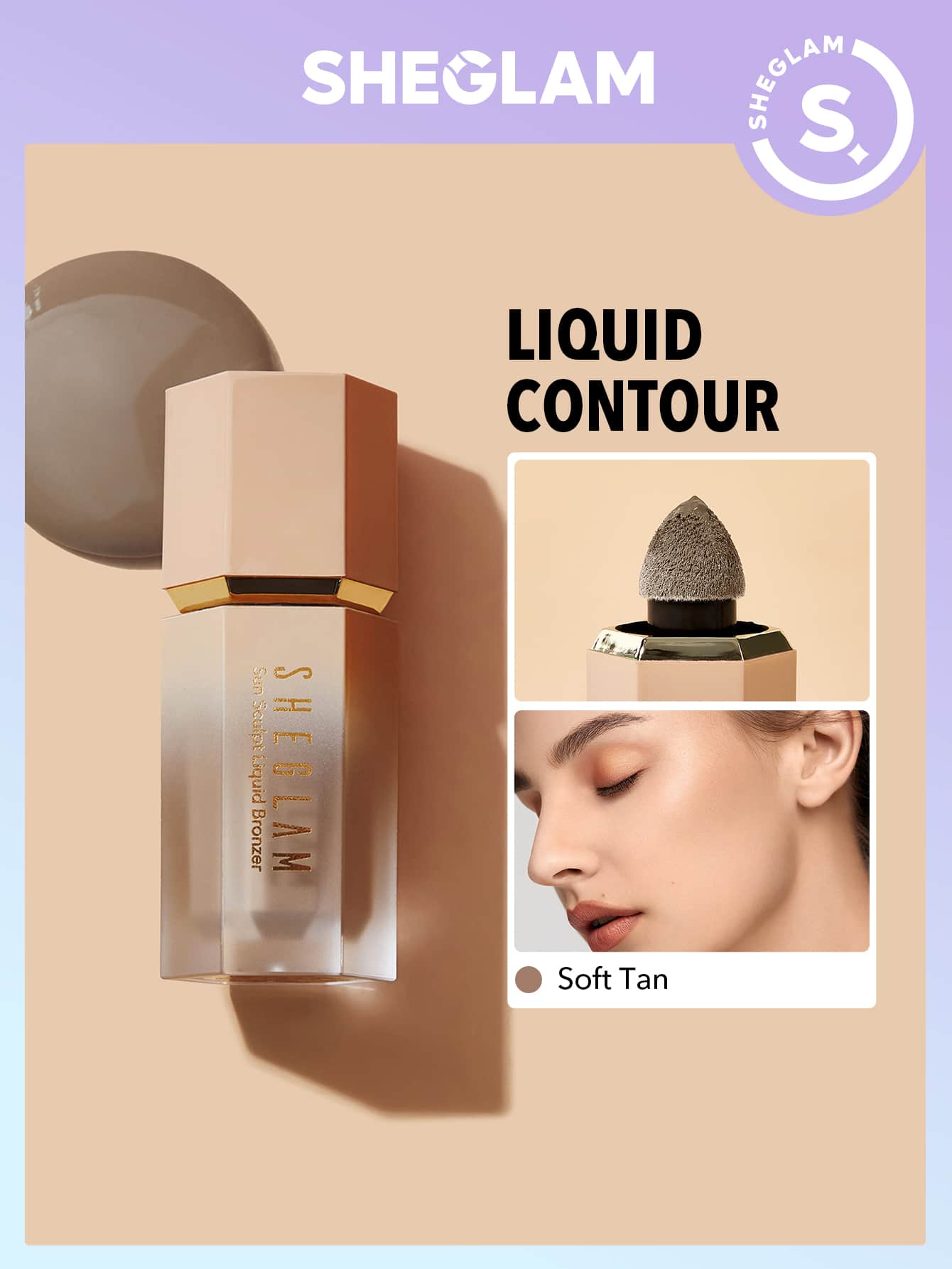 SHEGLAM Bronceador Líquido Sun Sculpt-BRONCEADO SUAVE