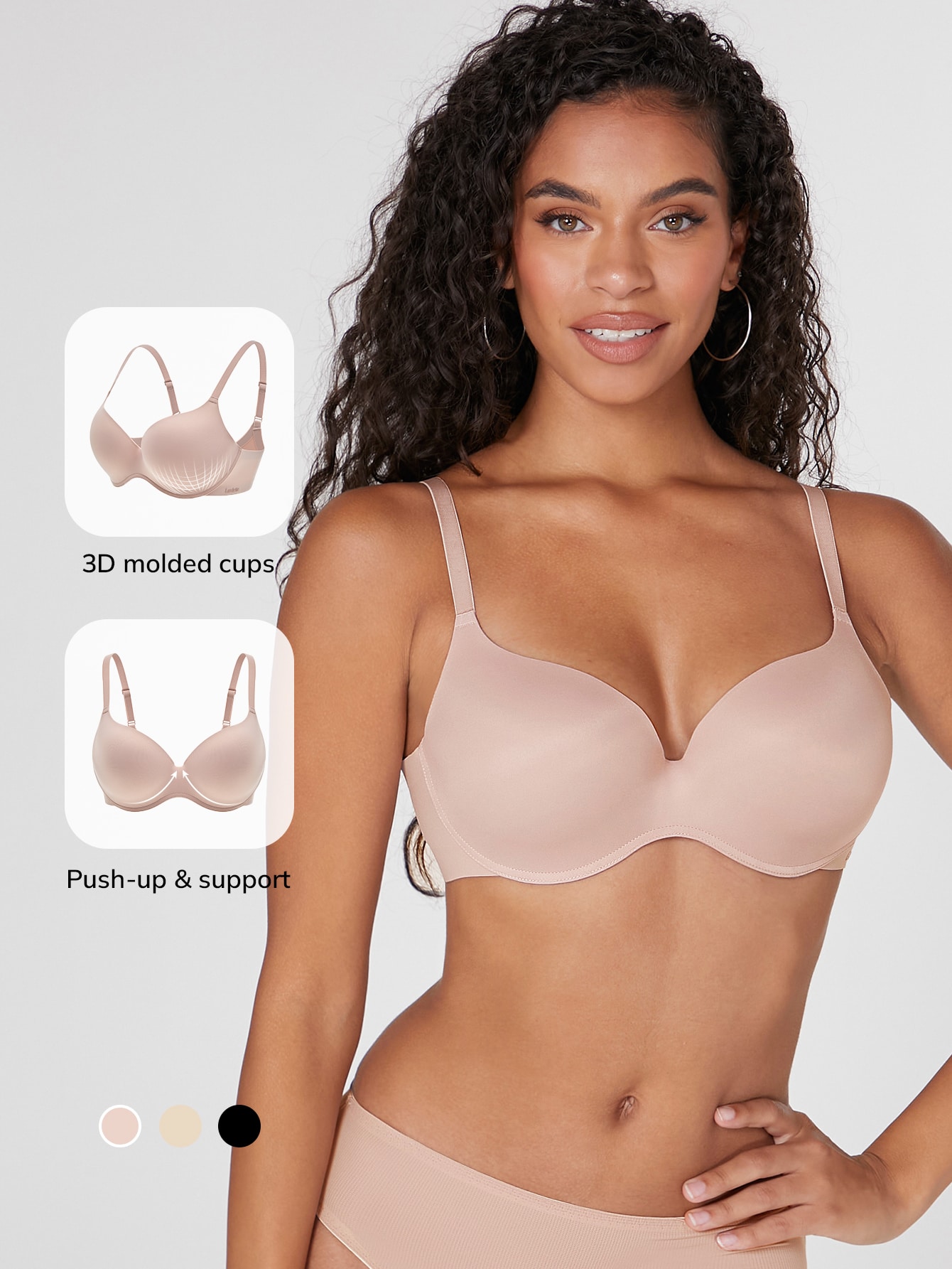 Luvlette X Dream Curve Everyday Lift Curve Fit Push Up Bra Luvlette X Dream Curve Everyday Lift Curve Fit Push Up Bra