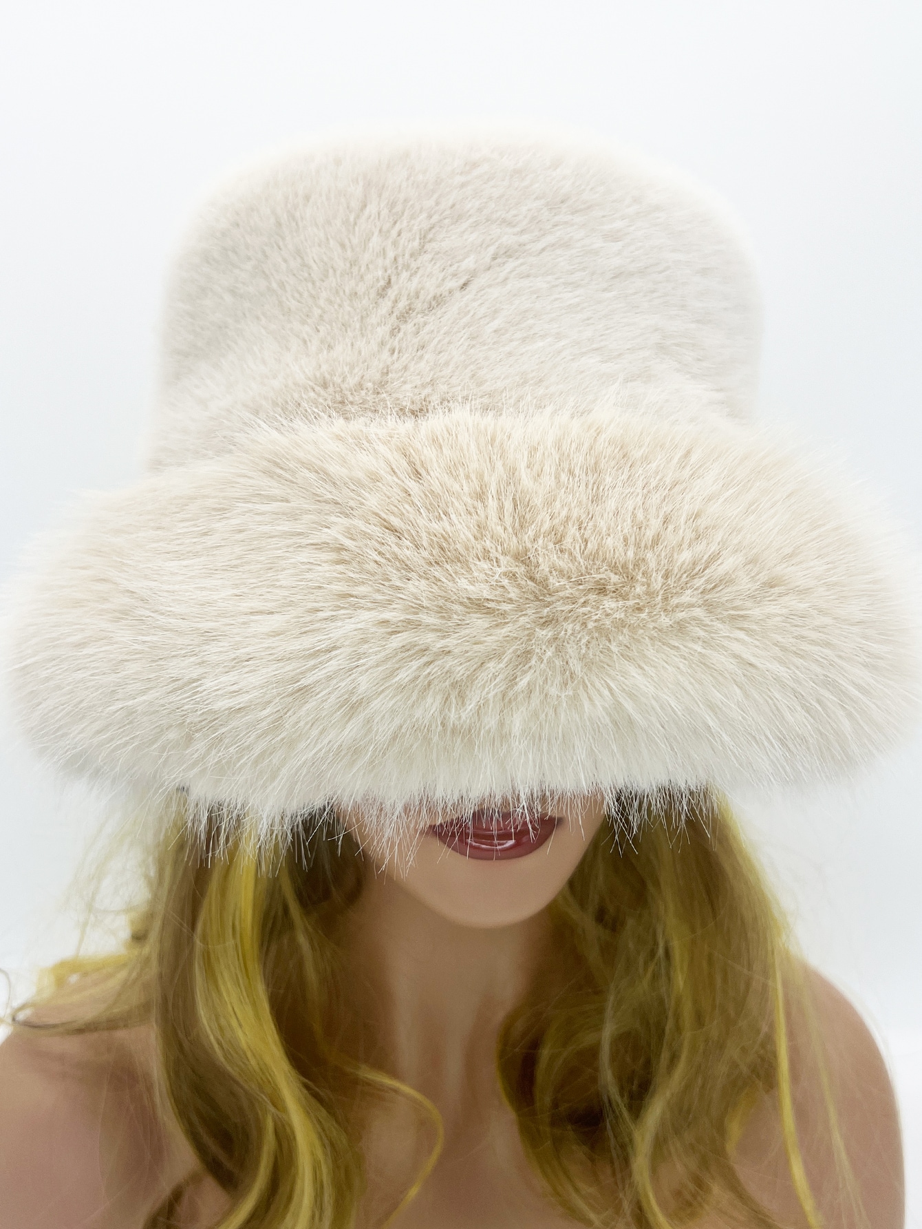 Solid Fuzzy Bucket Hat