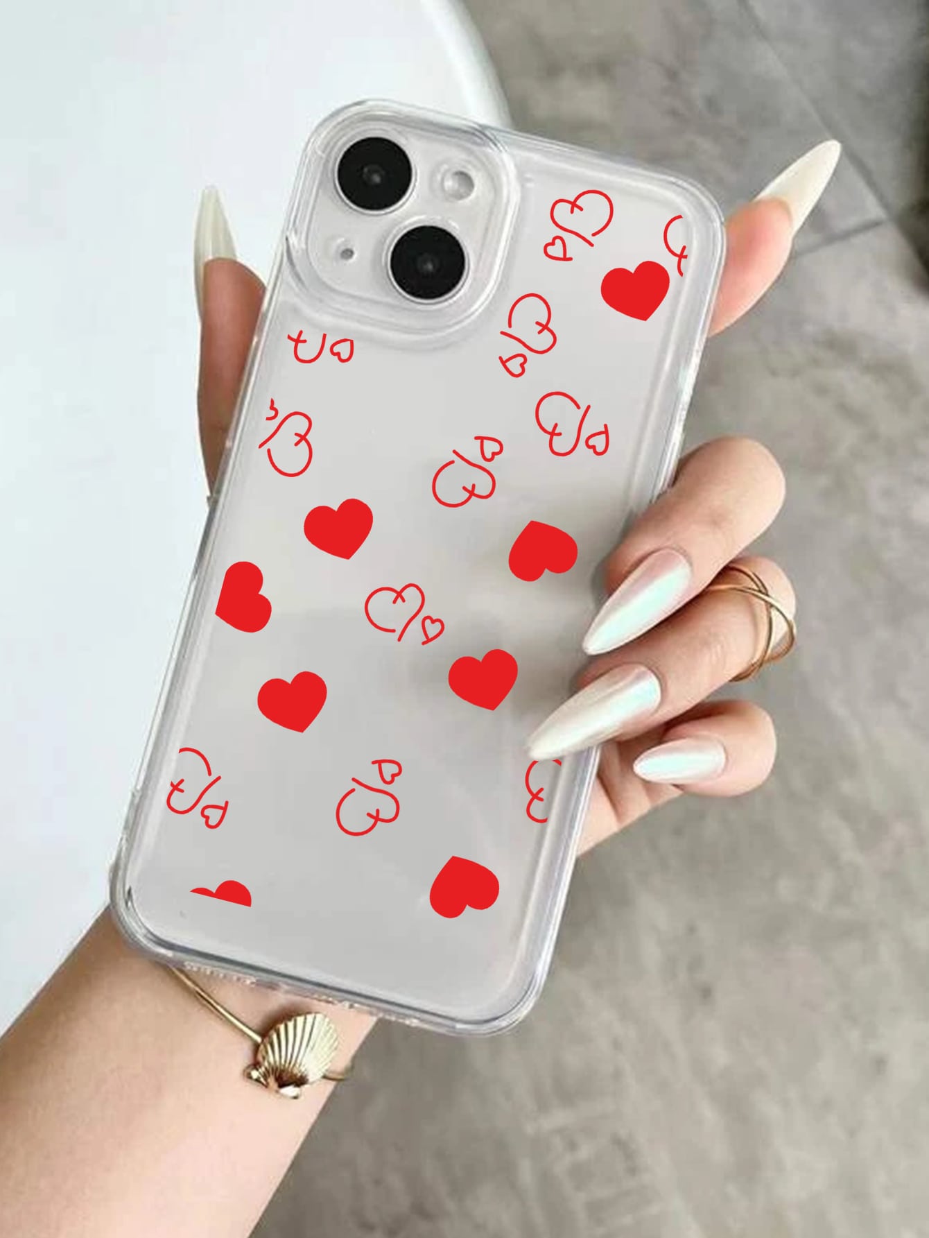 Heart Pattern Phone Case