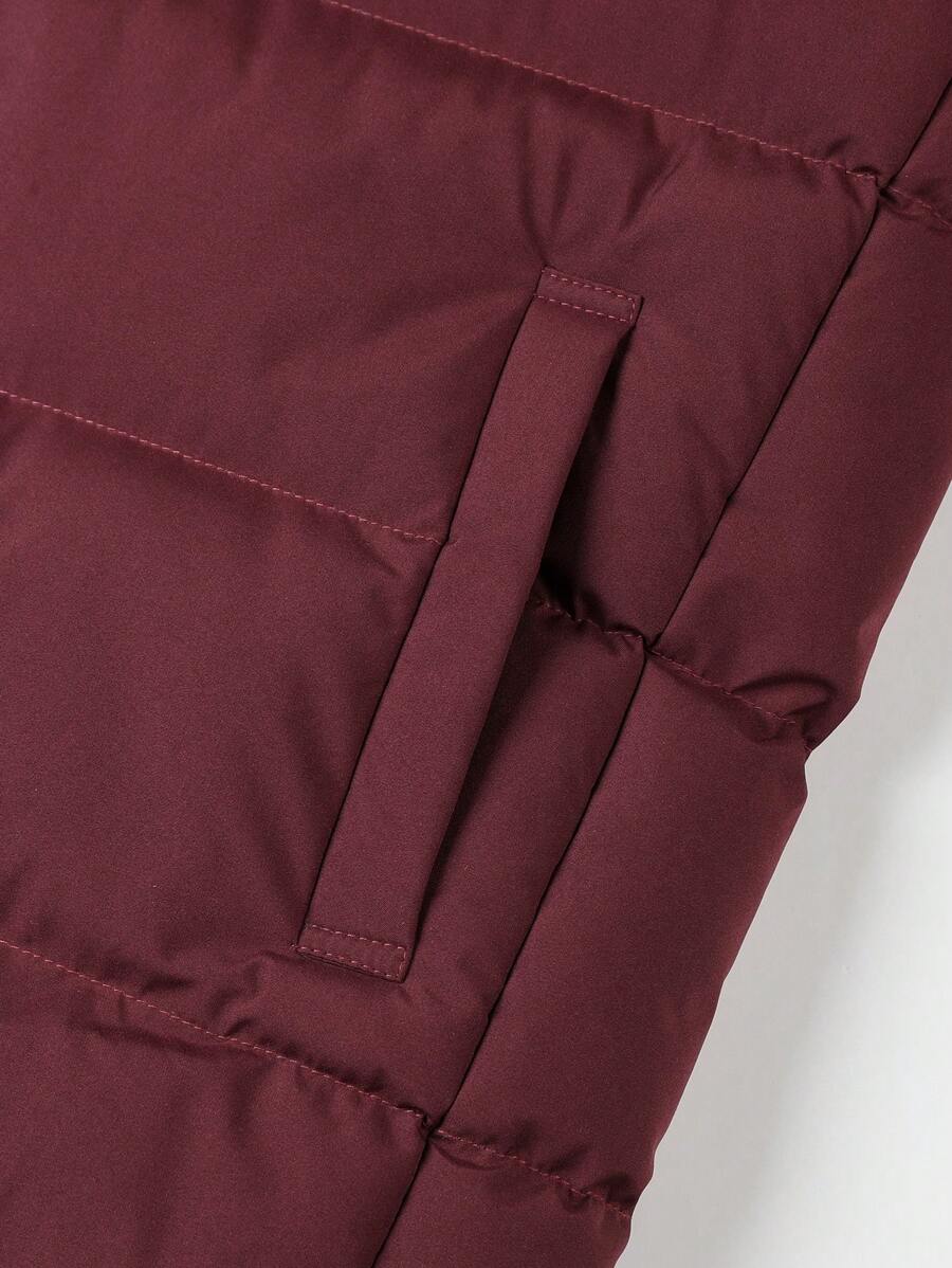 Manfinity Homme Loose Fit Men's Zip Up Puffer Vest Coat | SHEIN UK