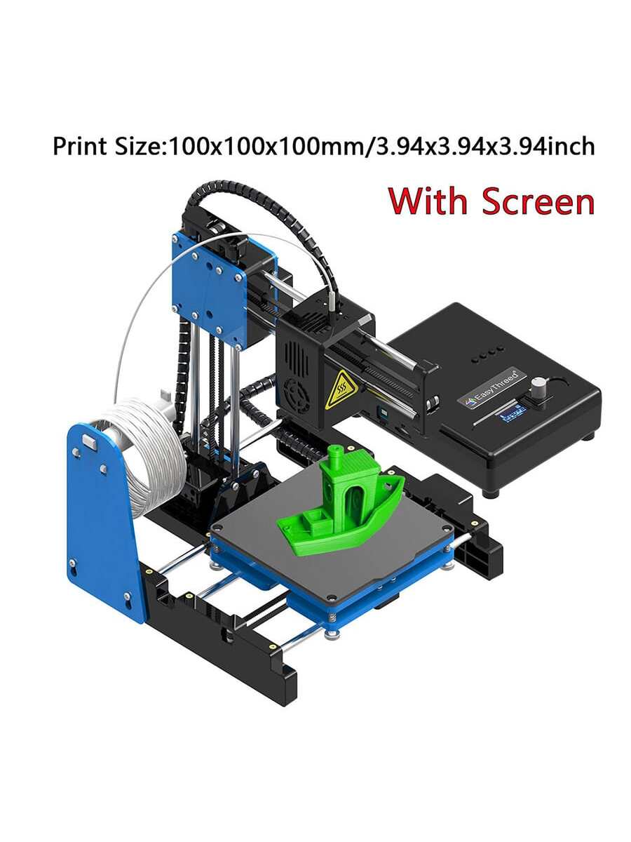 EasyThreed 3D Printer X2 for Beginners With Screen Control Low Noise ...