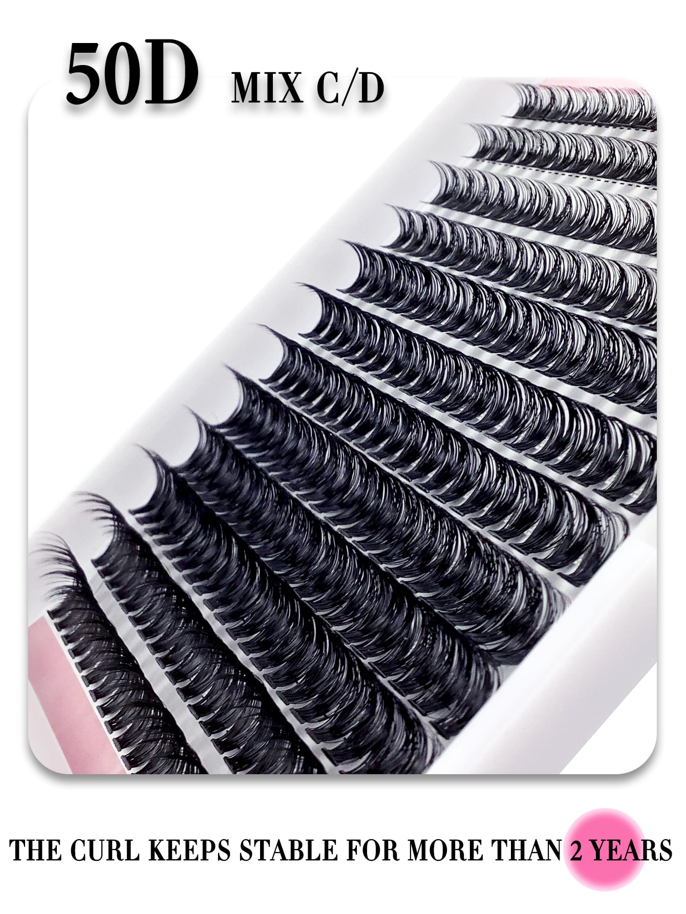 súper denso 50D individual extensión de pestañas , 12 filas mixto longitud 8-16mm con 240 piezas ...