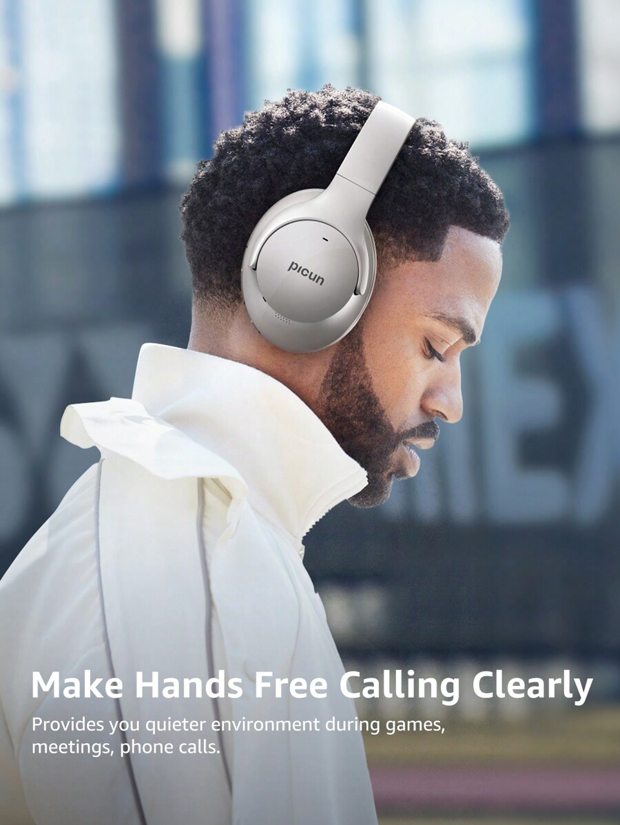 Cuffie A Sovrapposizione Wireless Pieghevoli Anc-05 Di Picun Con Cancellazione Del Rumore Ibrida ...