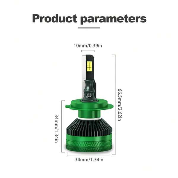 2pcs/Set 9005/9006/H4/H7/H1/H11 Led Car Headlight Bulbs, 24000lm, 200w, H4/9003/Hb4 High/Low ...