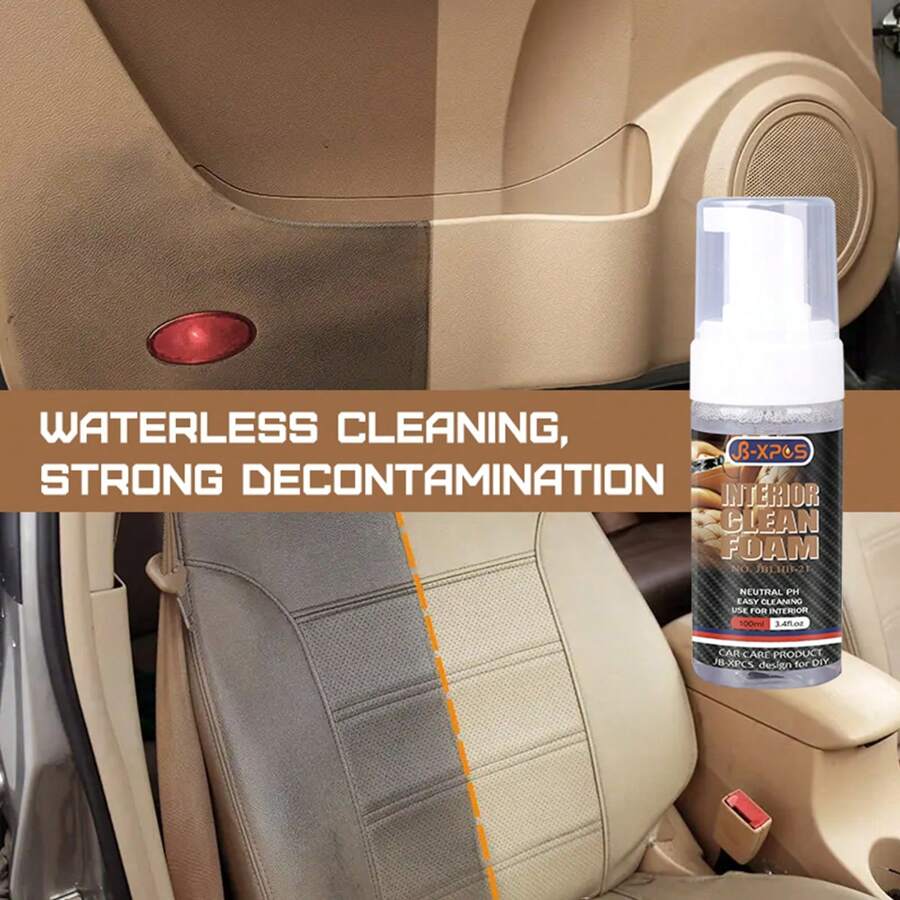 Car Interior Leather Clean Multifunctional Foam Cleaner Car Interior Strong Decontamination ...