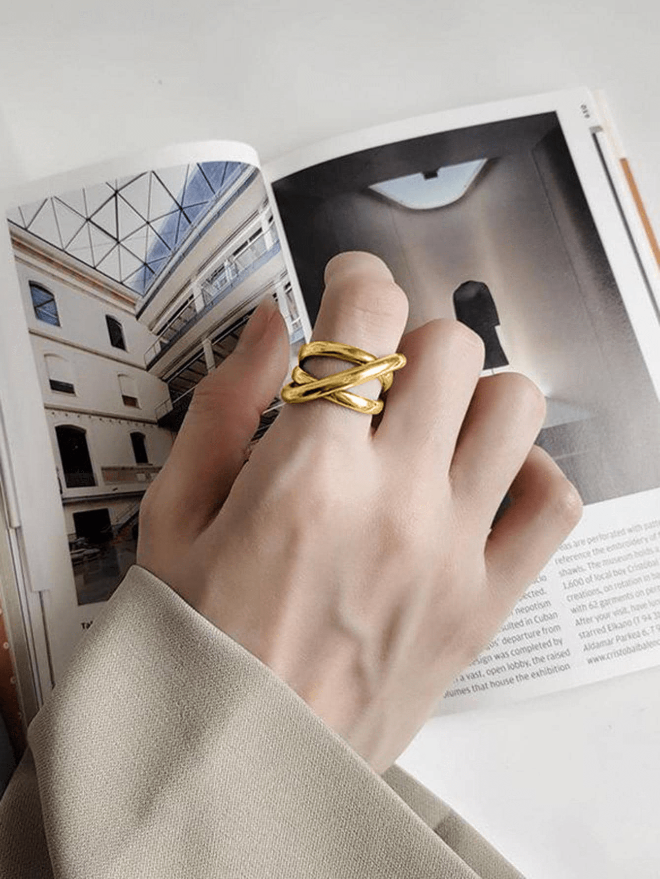 Cross Design Ring | SHEIN USA