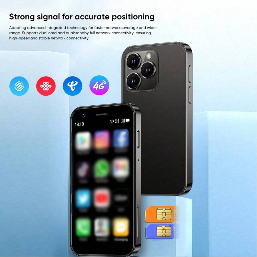 Novo Smartphone Mini Soyes Xs16 2023 Android 10 3.0 '' Telefone Móvel 4g Dual Sim Standby Play ...