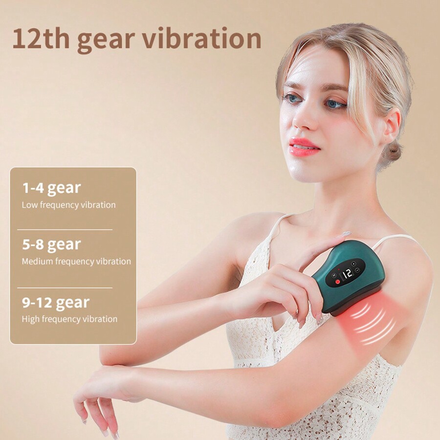 12-Speed Vibration Electric Scraping & Heating Scraping Board, Electric ... 12-Speed Vibration Electric Scraping & Heating Scraping Board, Electric ...