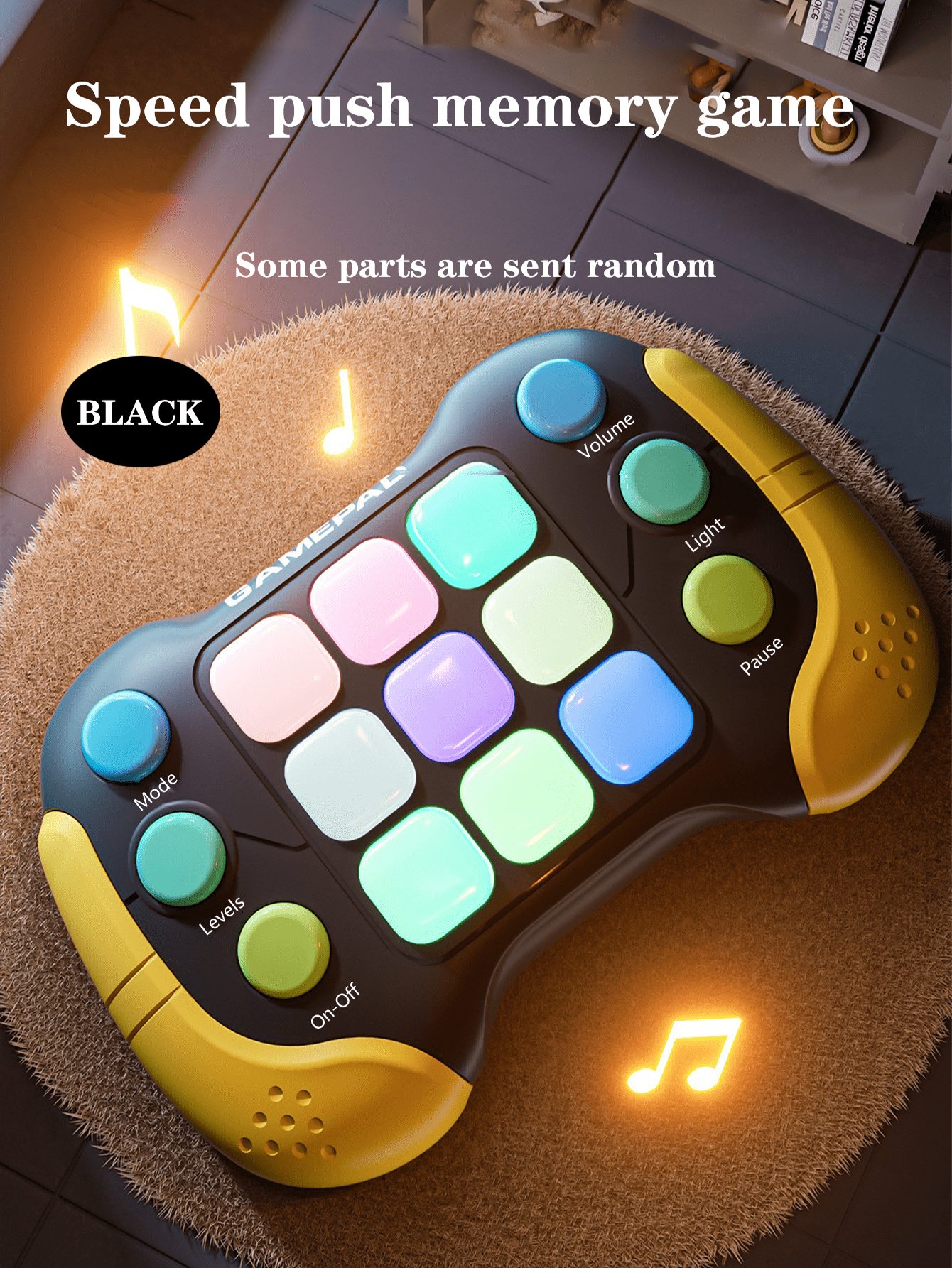 1pc Fun Kids' Memory & Logic Game Machine, Stress Relief Toy With Push Buttons And Whack-A-Mole ...