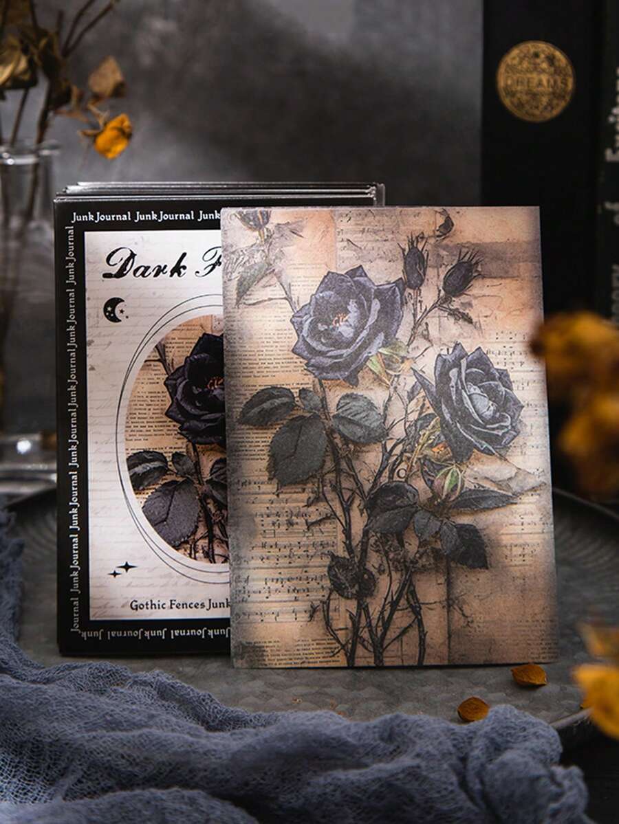 30pcs/Pack Vintage Cat & Butterfly Themed Scrapbooking Paper For ...