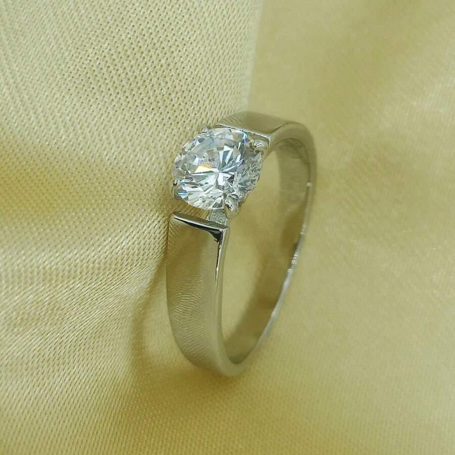 1 szt Klasyczny Atmosfera Prosty S925 Pełnowartościowe srebro 5A 6.0mm Osiem Serce Osiem Strzały ...