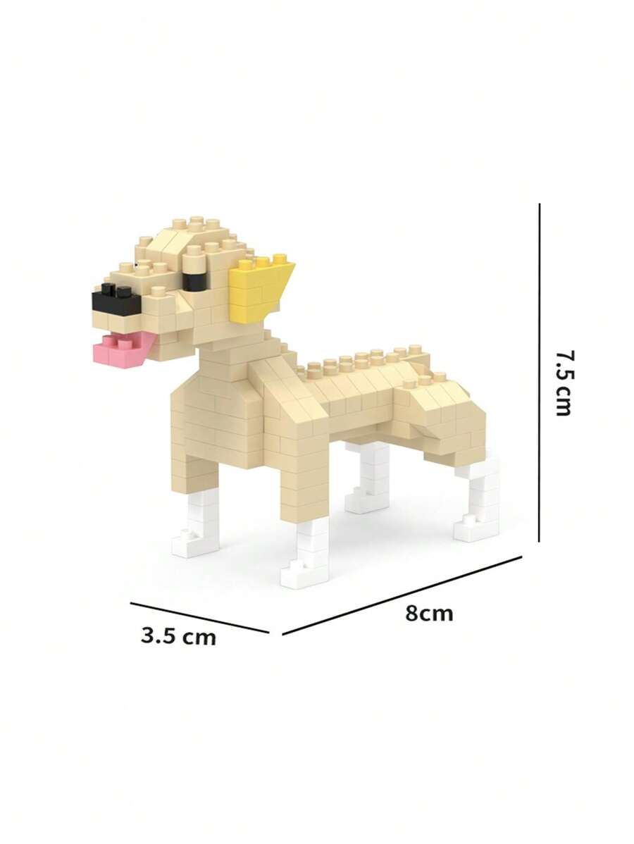 Animal Dog Building Blocks Dachshund, Poodle, Schnauzer, Labrador, Shiba Inu Diy Model, Mini ...