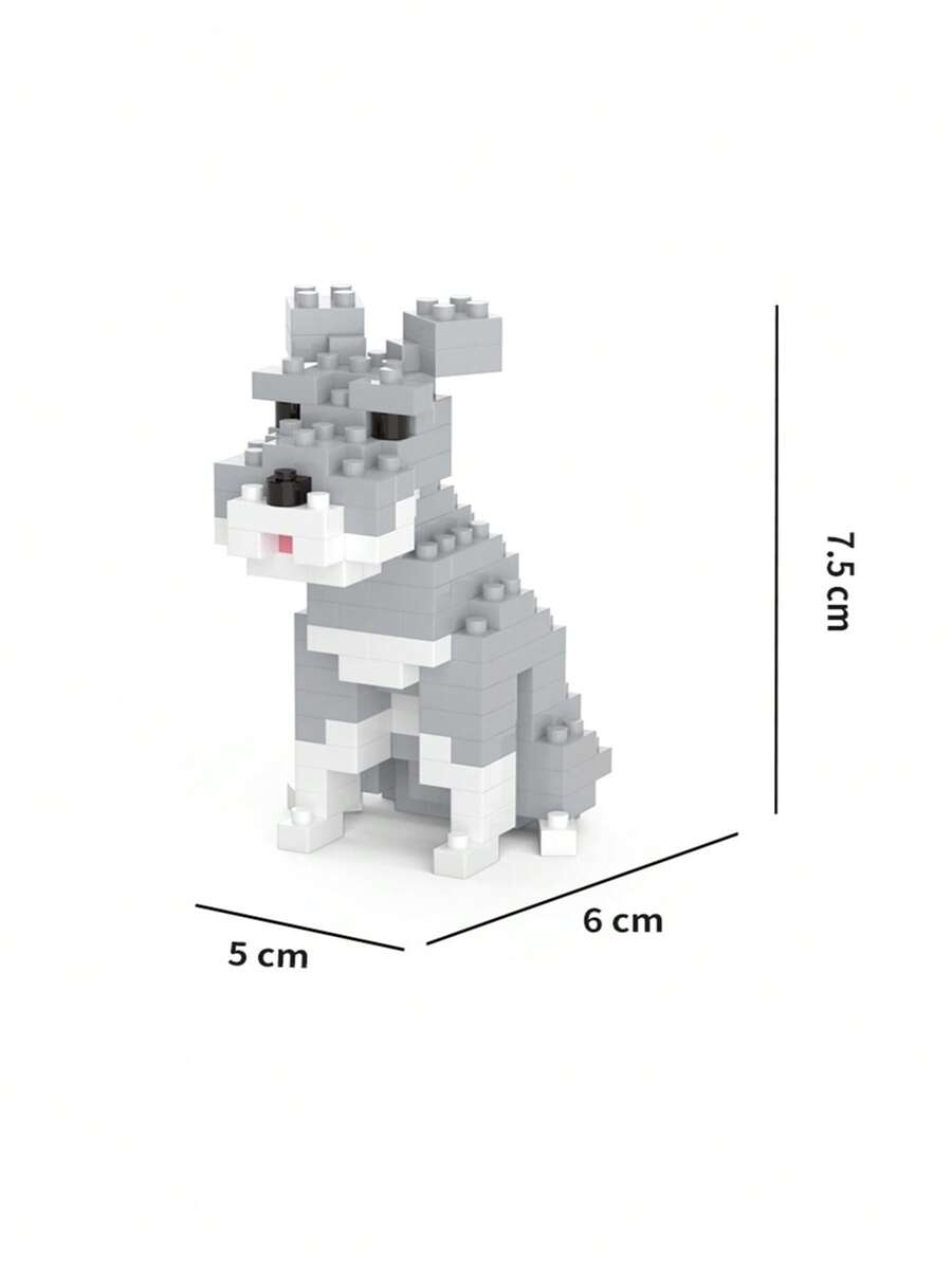 Animal Dog Building Blocks Dachshund, Poodle, Schnauzer, Labrador, Shiba Inu Diy Model, Mini ...