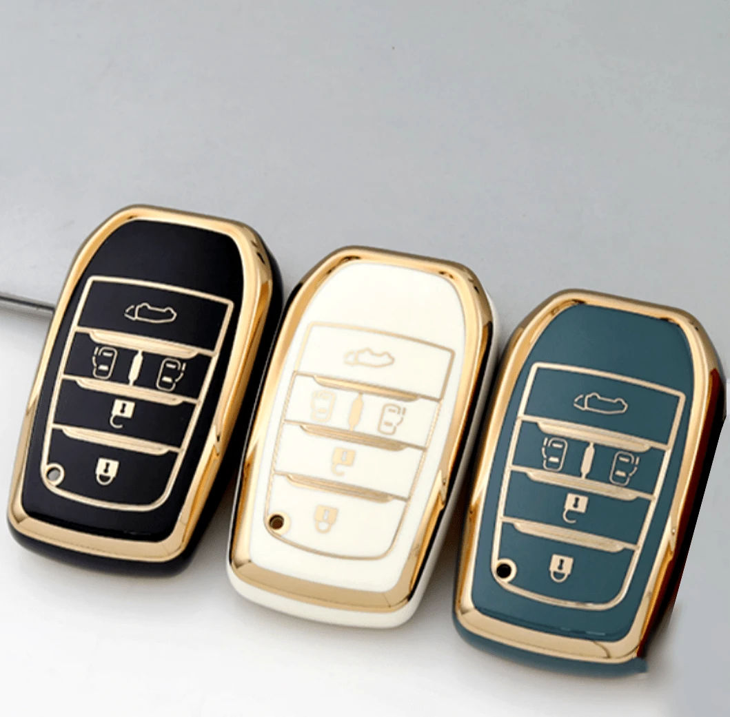 5 Button TPU Car Key Case With Keychain Fod Cover Shell Suitable For