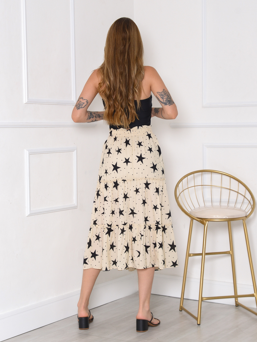 SEIA LONGA DE ESTRELA | SHEIN Brasil