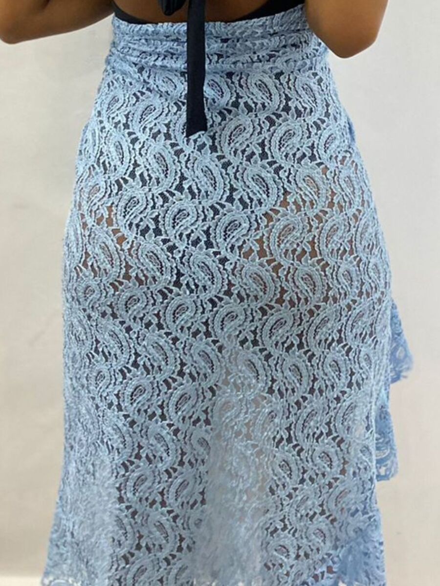 Bello Bronze Saída Pareô de Renda Coleção 2023 | SHEIN Brasil