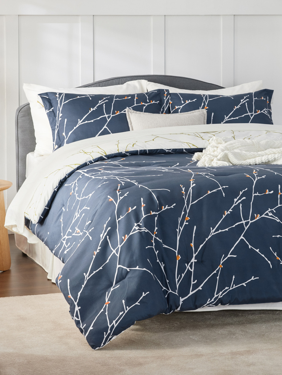 Bedsure Comforter Sets - Bed In A Bag 5/7 Pieces, Flroal Reversible Bed ...