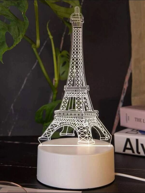 Luminária Torre Eiffel Decorativa - Luminária de Led 3D | SHEIN Brasil