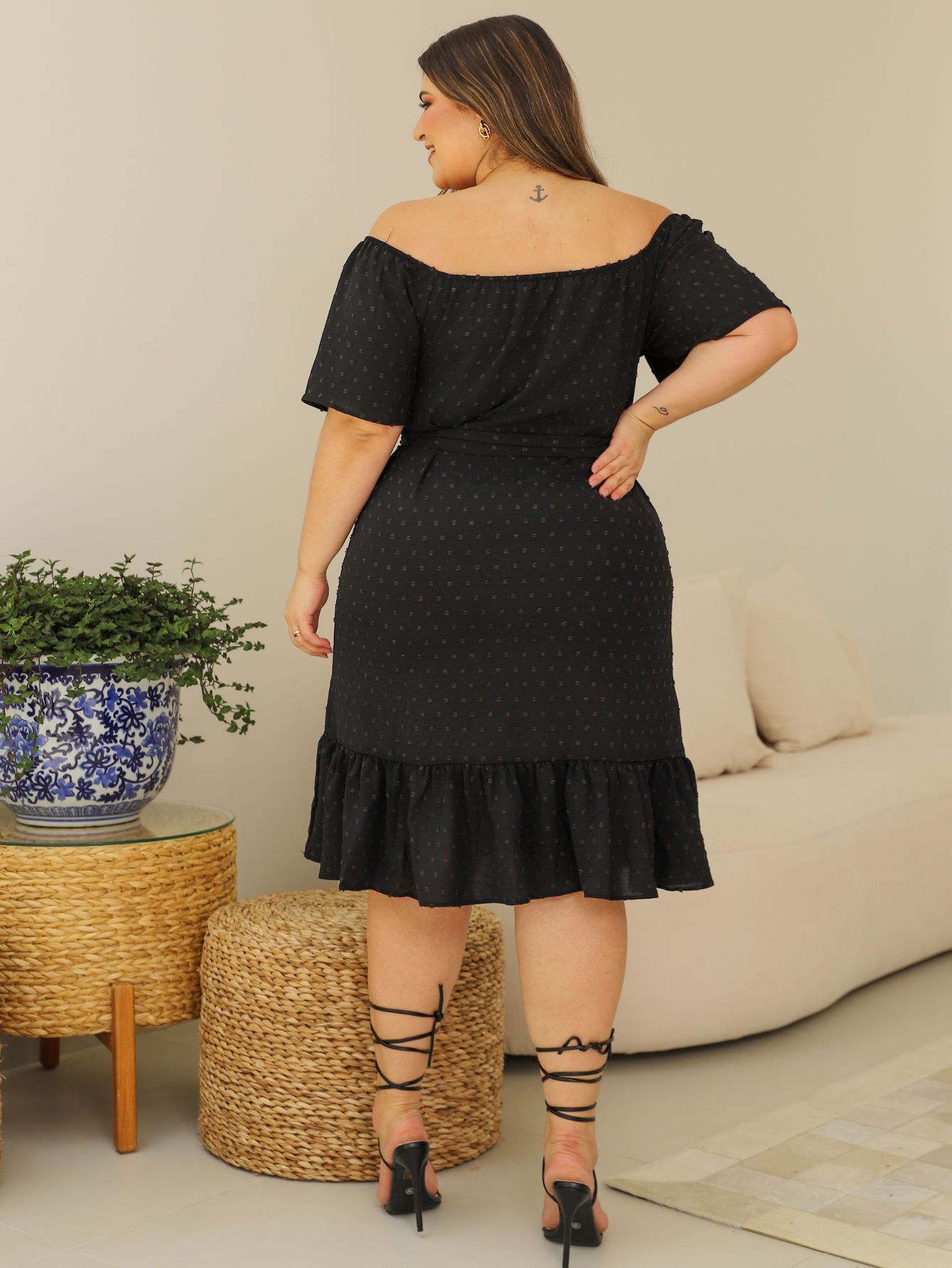 Vestido Plus Size G1 G2 G3 Midi Duna Tendência Cores Moda Blogueira ...