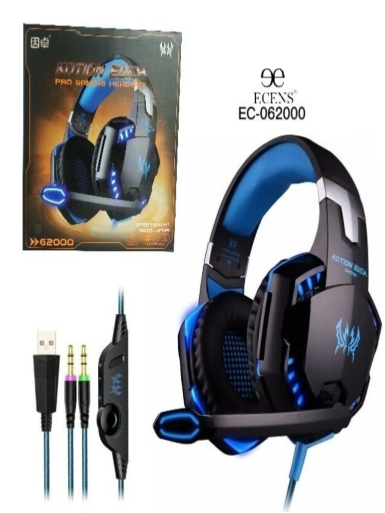 ANNA Kotion EACH G2000 Computer Stereo Gaming Headphones Best casque ...