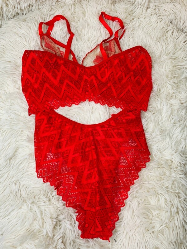 CLARA MODA INTIMA Body Renda c/ Tule | SHEIN Brasil