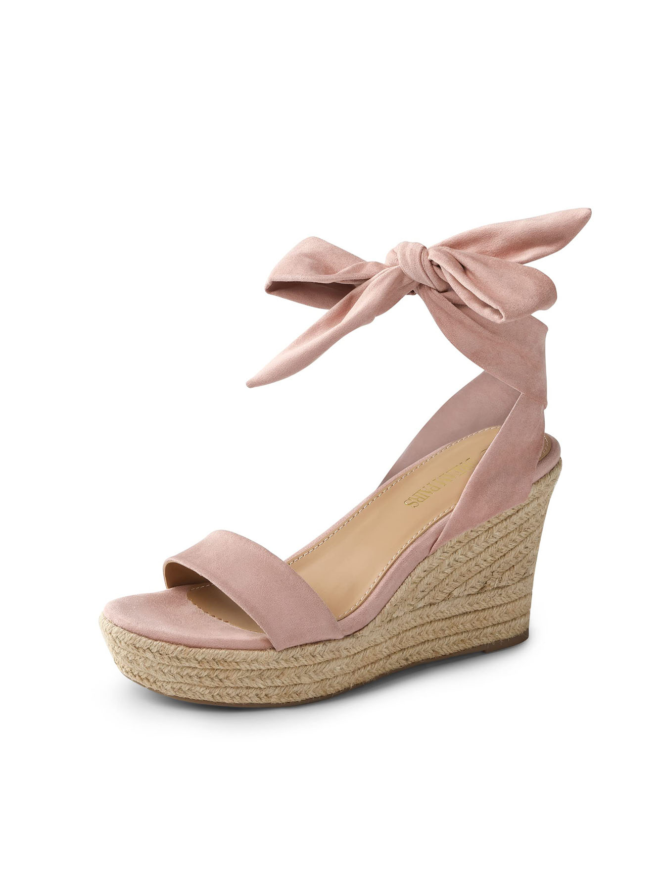 topshoesUS DREAM PAIRS Womens Open Toe Espadrilles Wedges Tie Lace Up ...