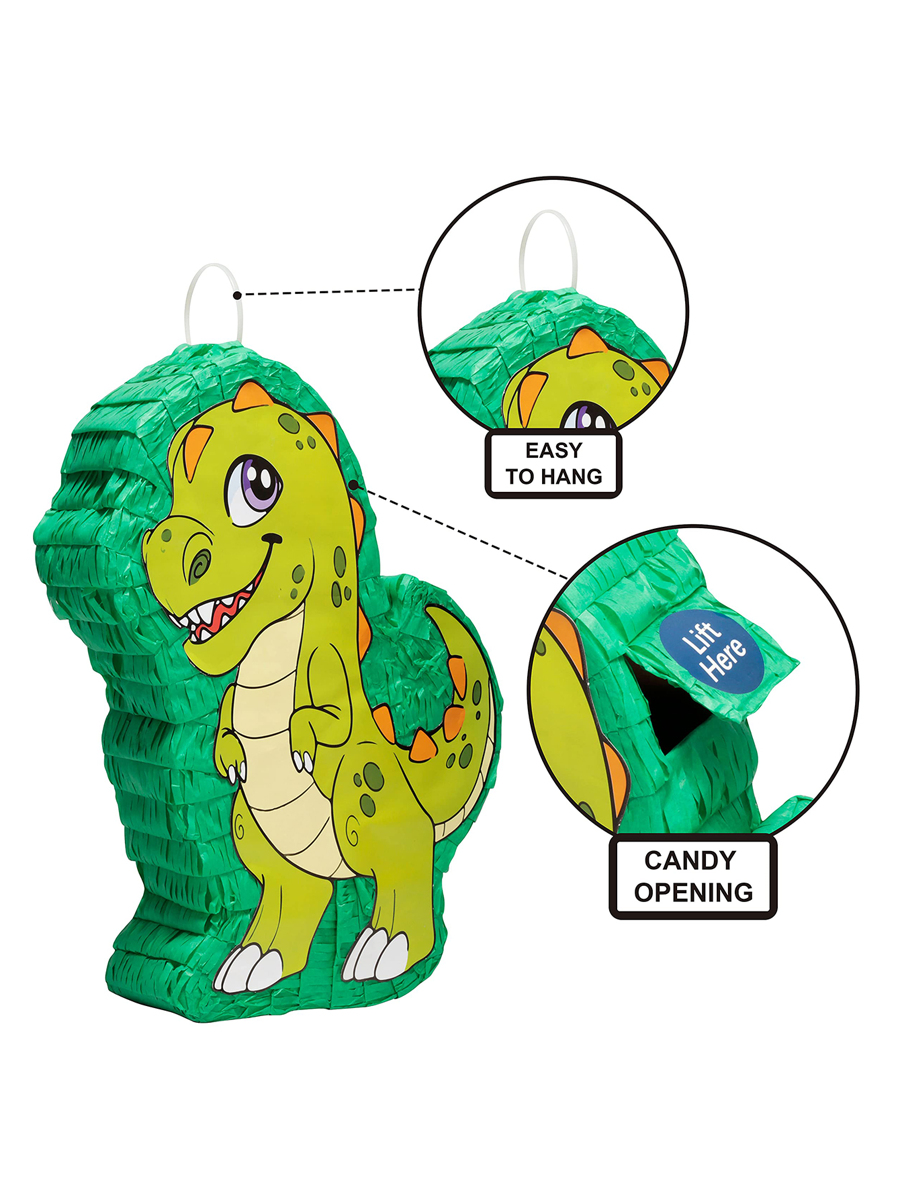 Syncfun 16"T-Rex Pinata For Kids Birthday Party Decoration 2 Pack, Kids ...