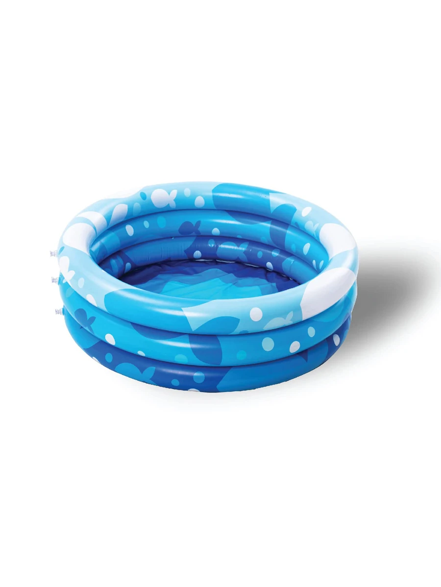 Syncfun 34 Inches Inflatable Pool With Geometric Pattern Swimming Pool ...