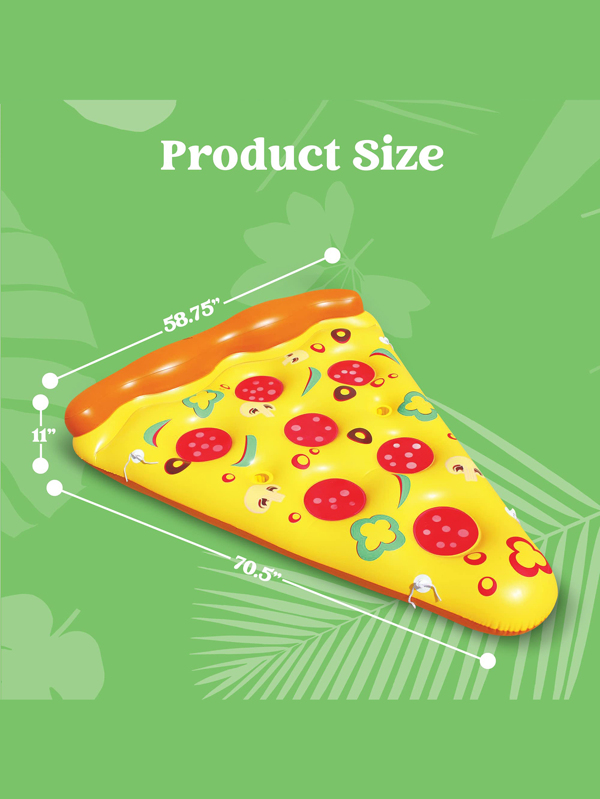 JOYIN Giant Inflatable Pizza Slice Pool Float, Fun Pool Floaties, Swim ...