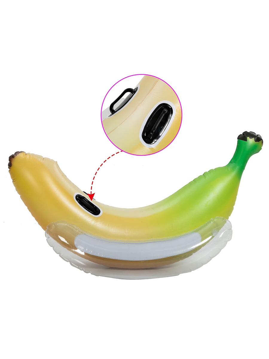 Sloosh Inflatable Banana Pool Float - Giant Banana Funny Pool Floats ...