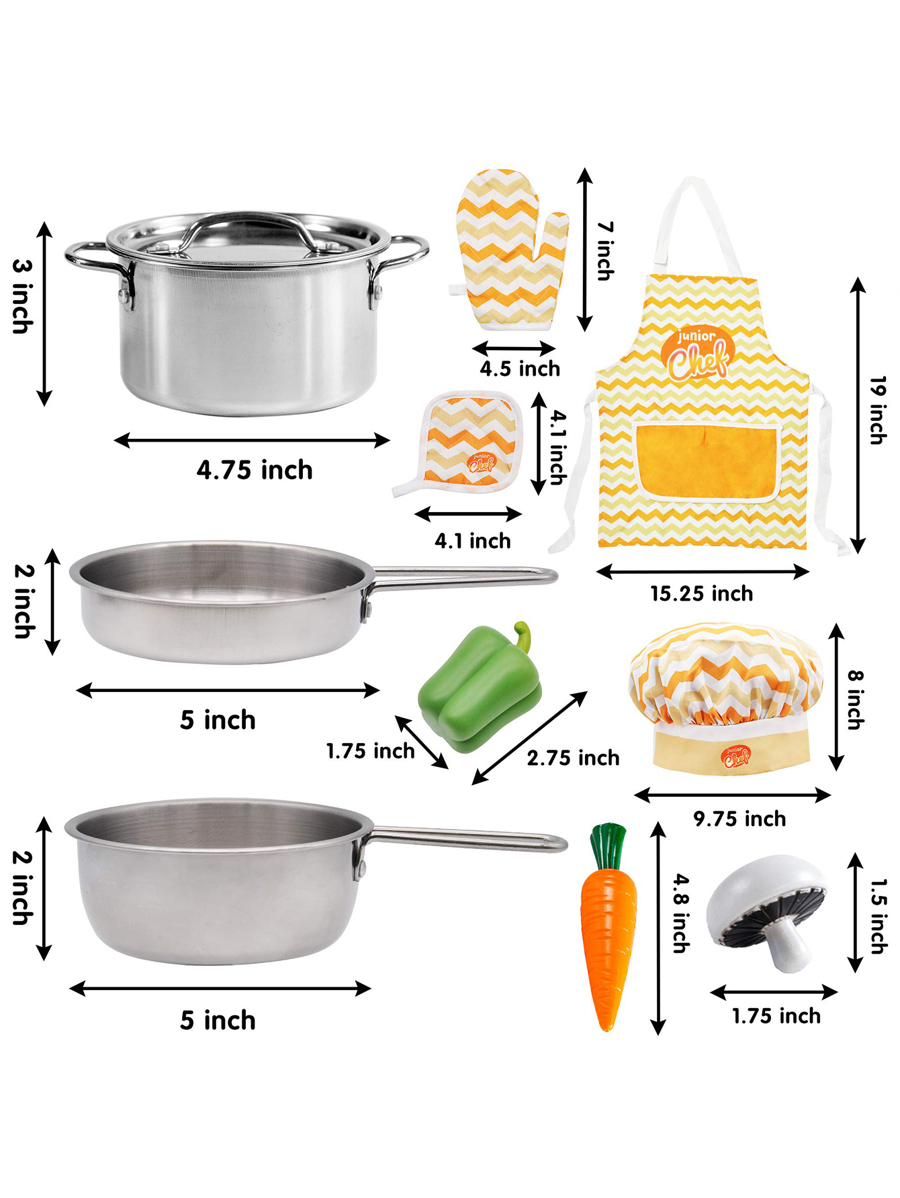 Syncfun Kid Play Kitchen, Pretend Daycare Toy Sets, Kids Cooking ...
