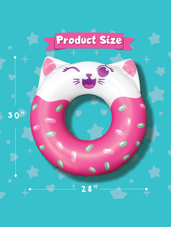 Sloosh Like Nastya Inflatable Pool Floats Set for Kids Summer Swimming ...