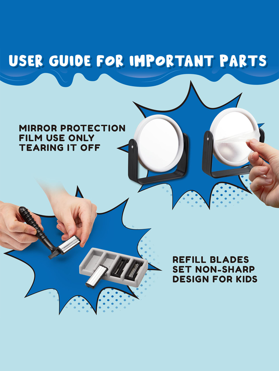 Syncfun 23Pcs Pretend Play Shaving & Grooming Kit For Kid, Boy Girl ...