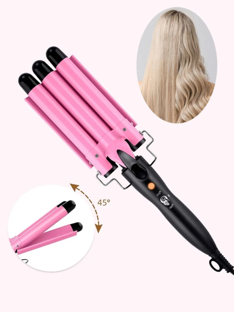 Chapinha Triondas Ondulador Formador Triplo 25mm Modelador de Cachos ...