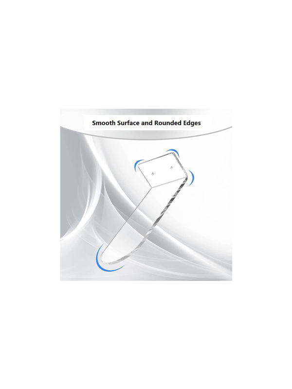 Acrylic Floating Shoe Rack (Set of 6) Wall Mount Display Shoe Rack ...