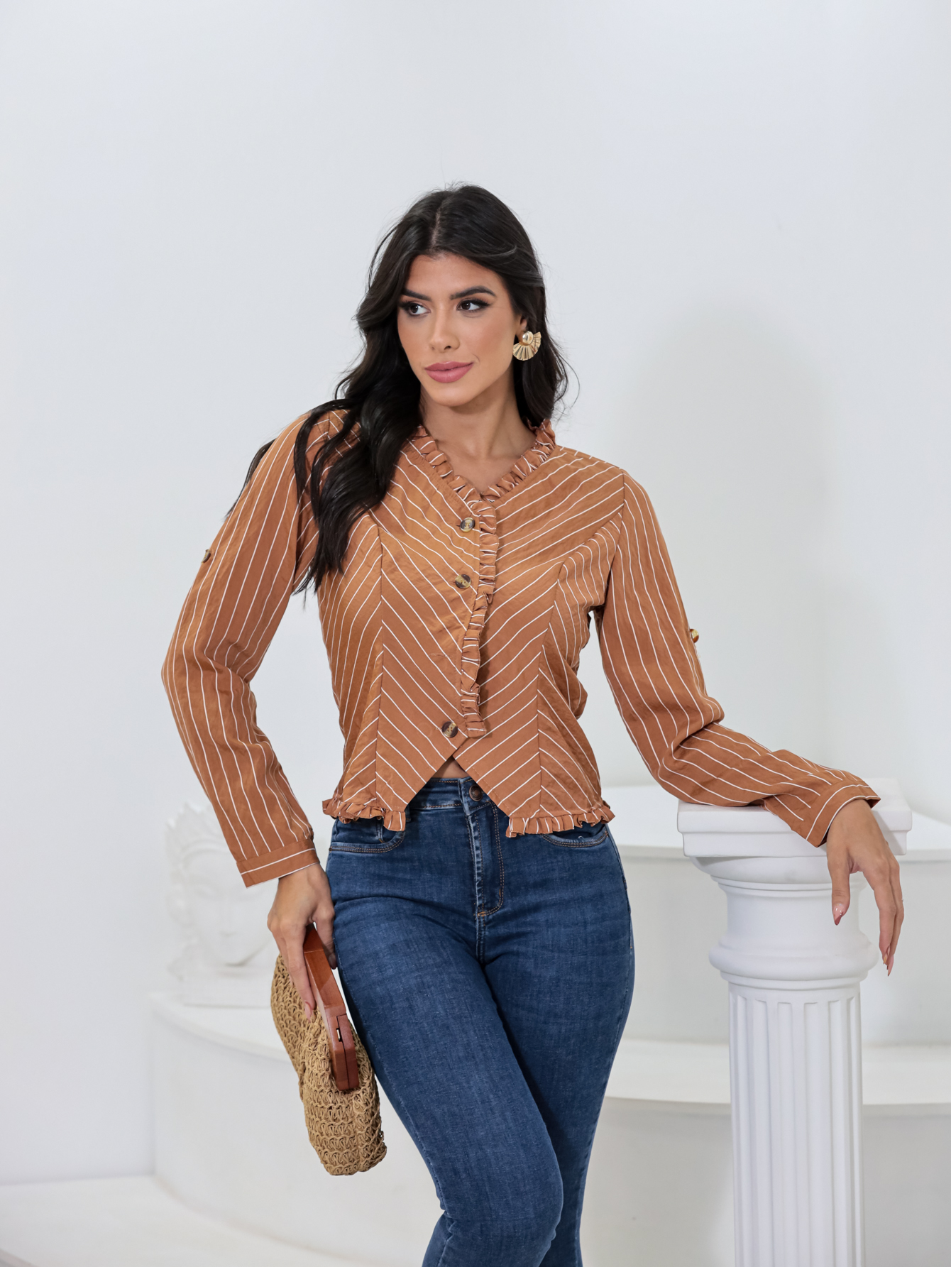 LILY MODA CAMISA FEMENINO | SHEIN Brasil