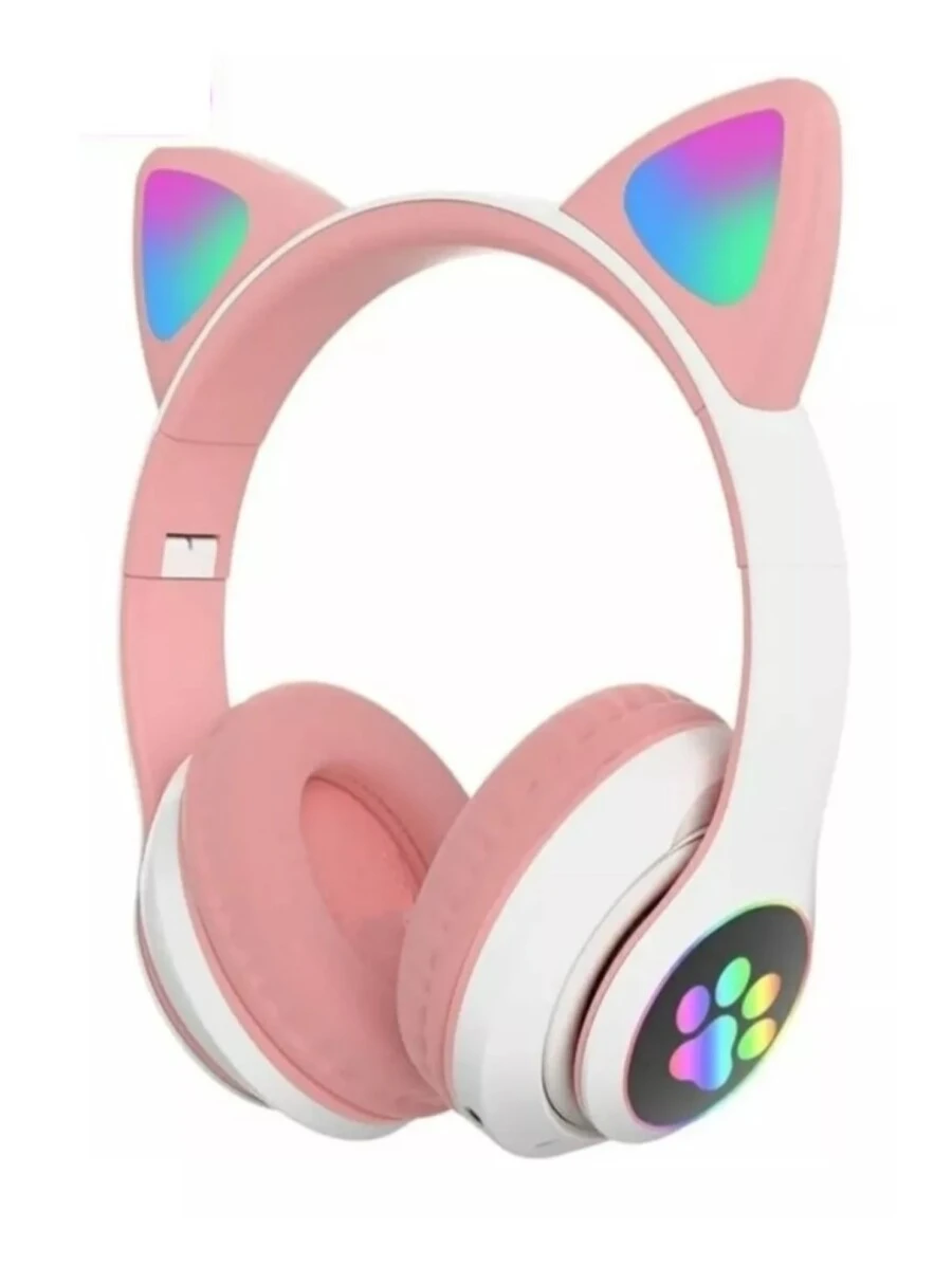 Wireless Cat Headphones With LED Lights For Girls - Cat Design | Mode ...