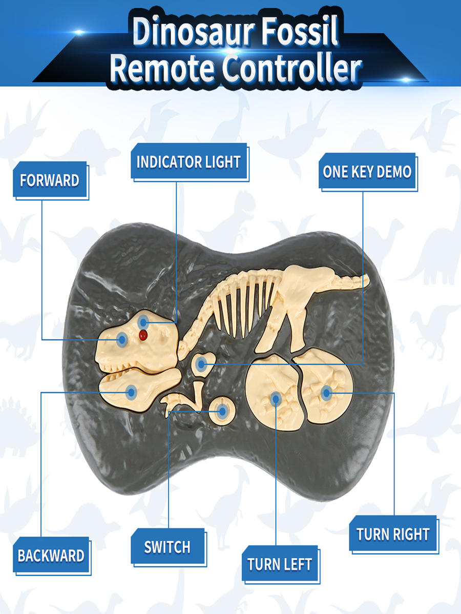 Remote Control Dinosaur Toys for Kids 5-7,Walking Roaring Velociraptor ...