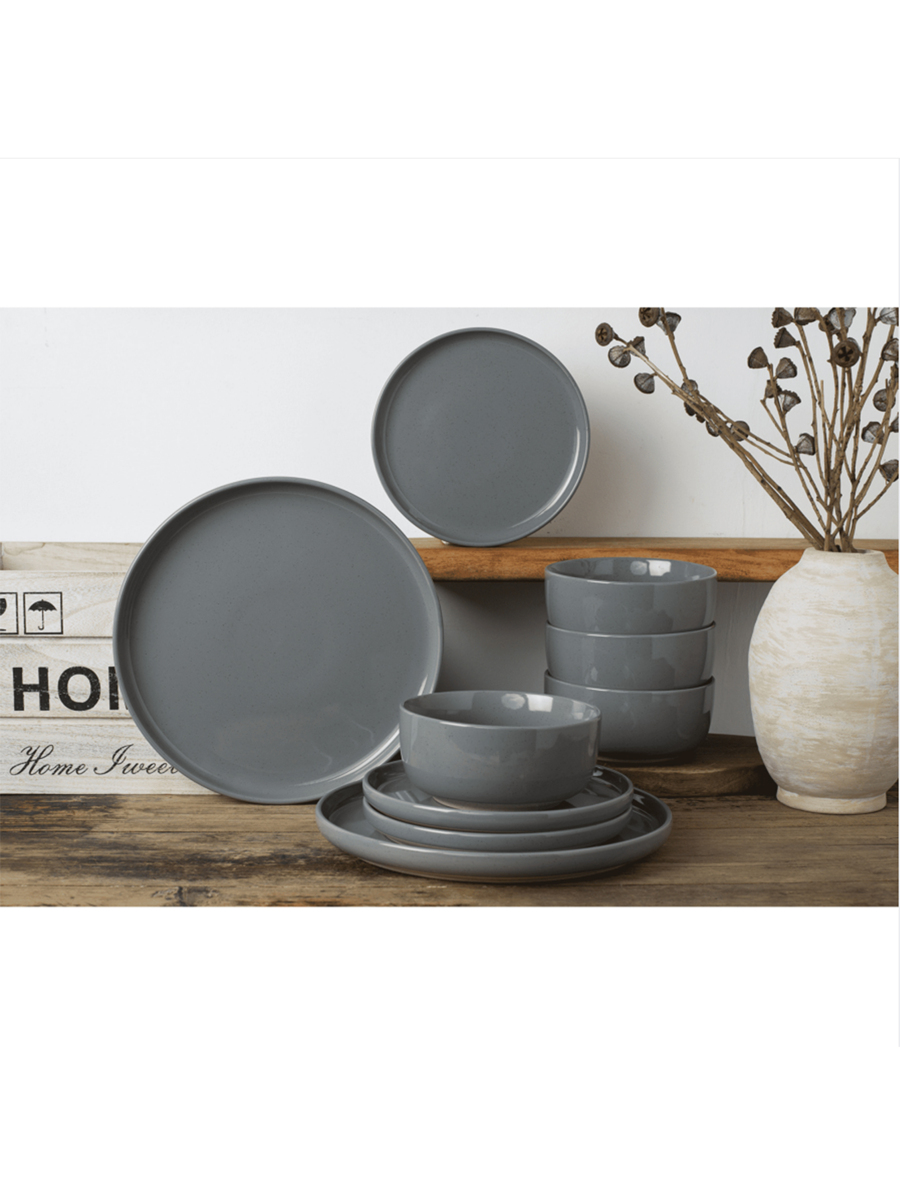 Plates and Bowls Set, 12 Pieces Dinnerware Sets, Dishes Set for 4 ...