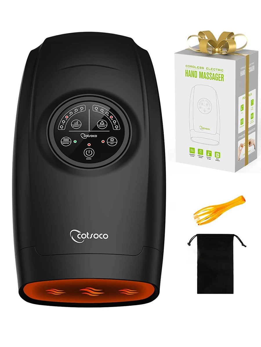 Cotsoco Cordless Electric Hand Massager For Arthritis And Carpal Tunnel ...