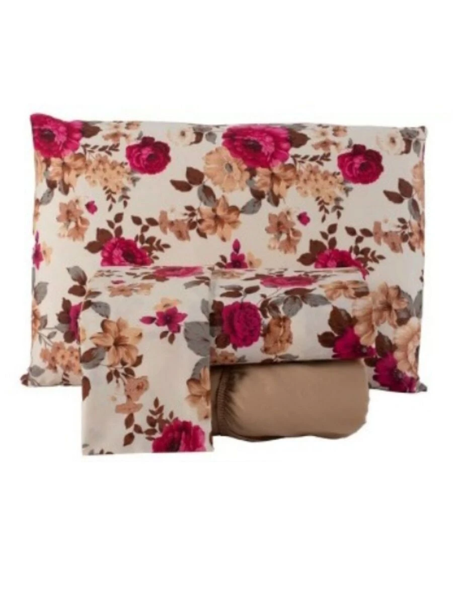 Kit Jogo Casal 4 Peças Hypercal 400 fios Estampado SORTIDO | SHEIN Brasil