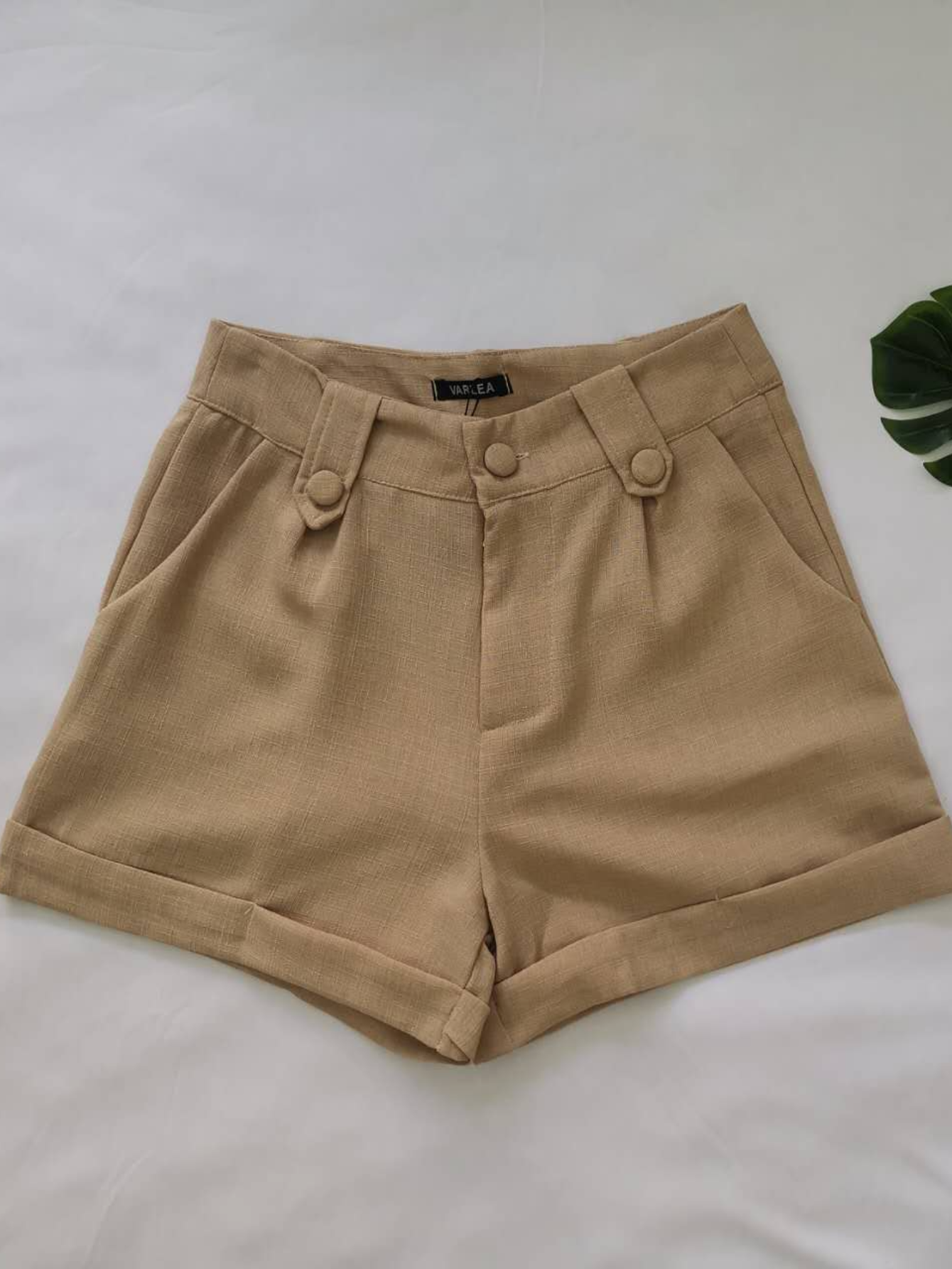 short feminina de linho | SHEIN Brasil