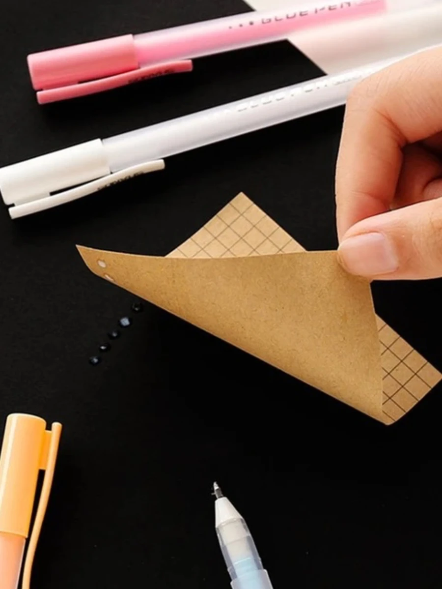 HazNegocio 2 Piezas de Pegamento Liquido de Color en Pluma Secado ...