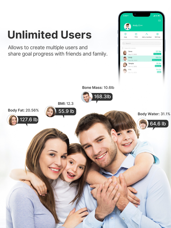 FITINDEX Smart Scale for Body Weight with Bluetooth | SHEIN USA