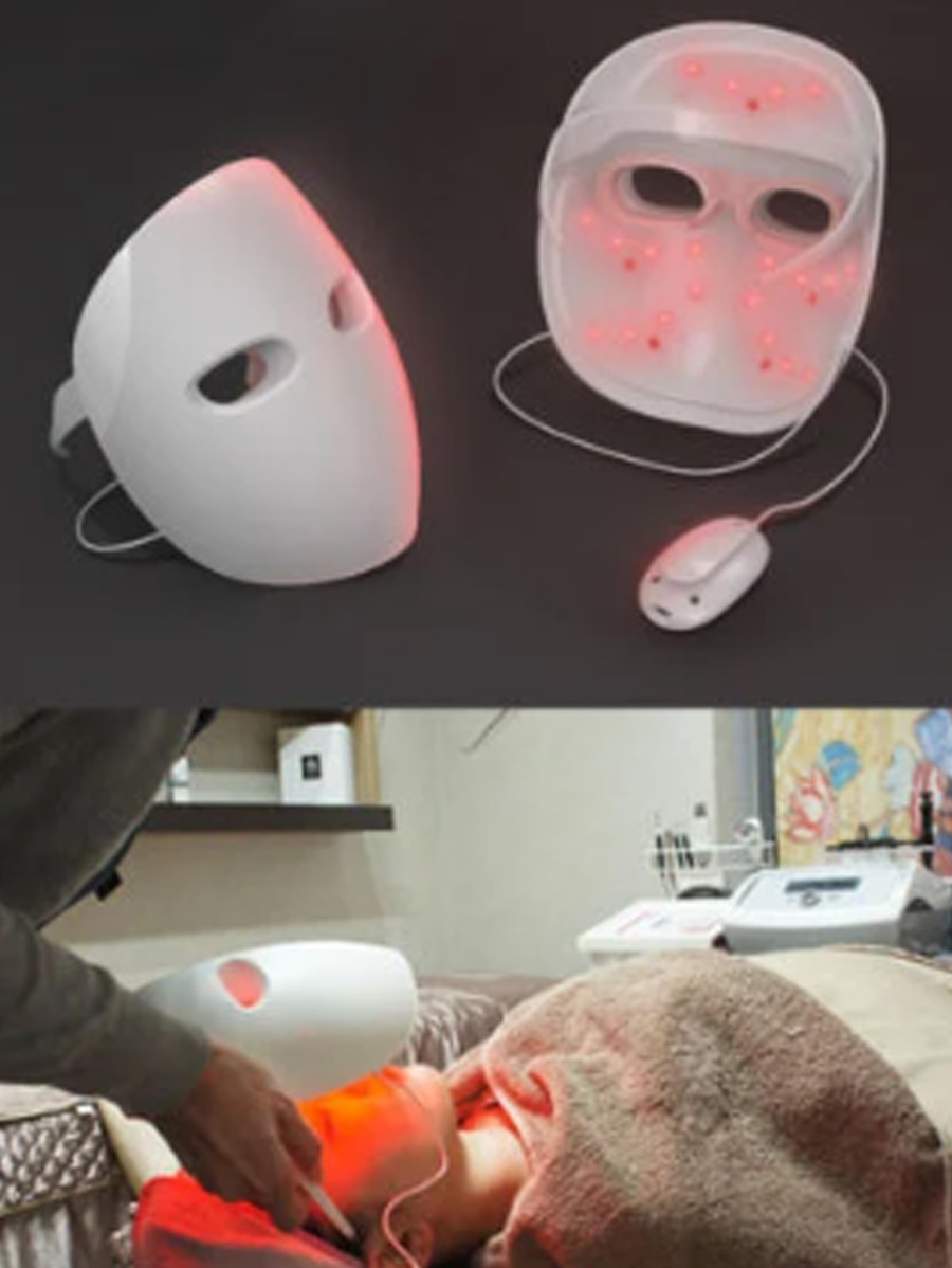 LED Face Mask Light Therapy Led Mask Red Light IR Photon Skin ...