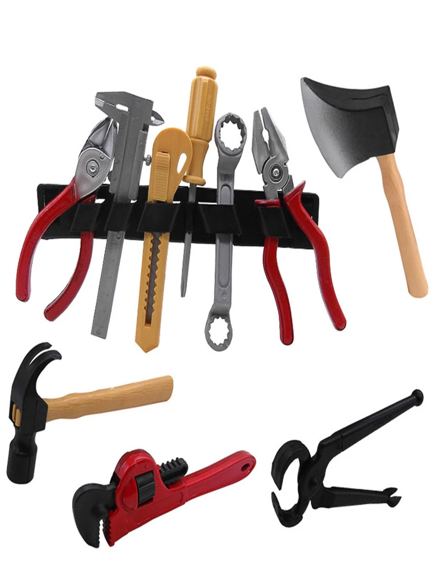 Plastic Building Tools Set for Kids Children Role-playing Construction ...
