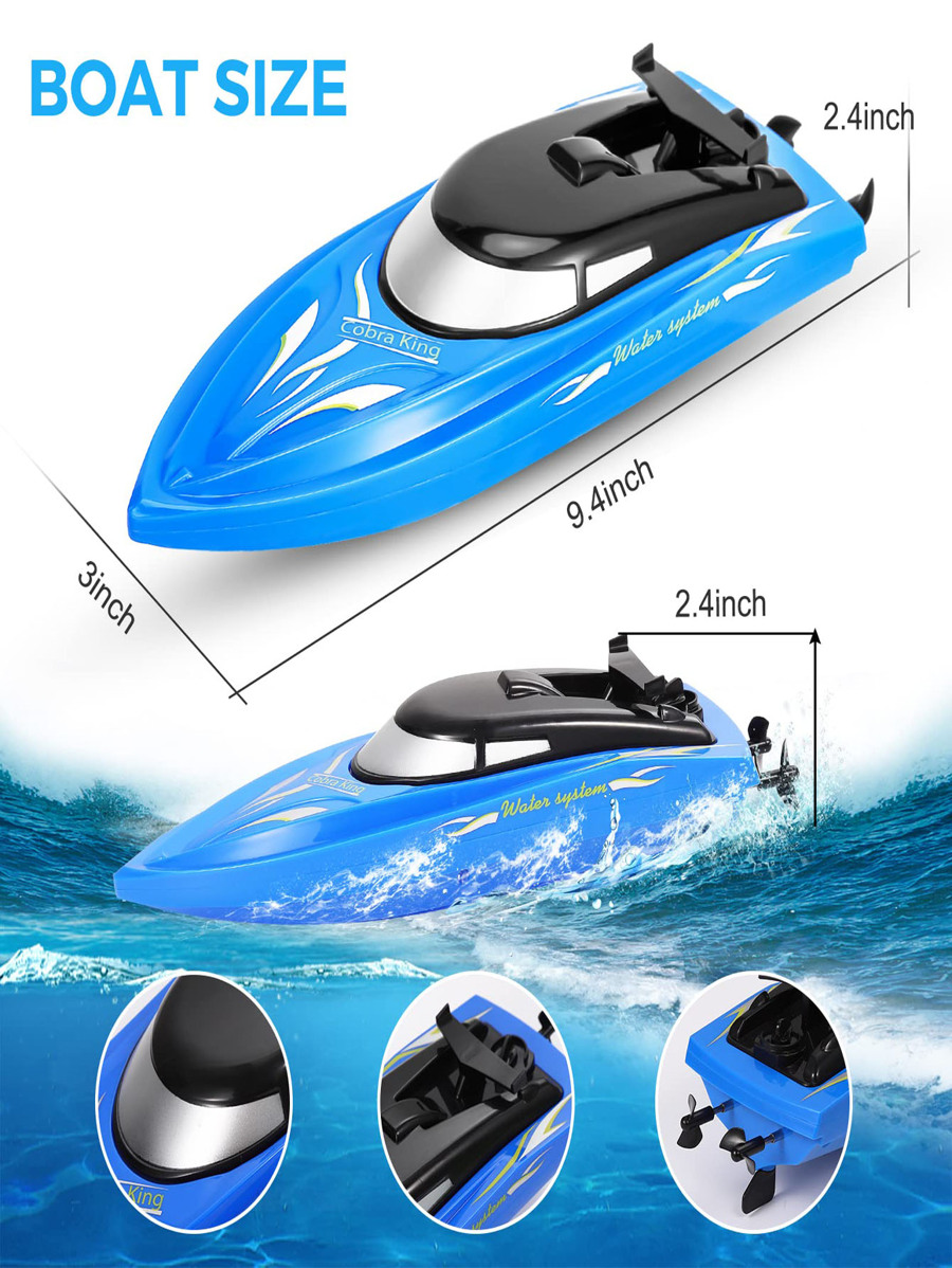 3 Pack RC Boat Remote Control Boats for Pools and Lakes for Kids and ...