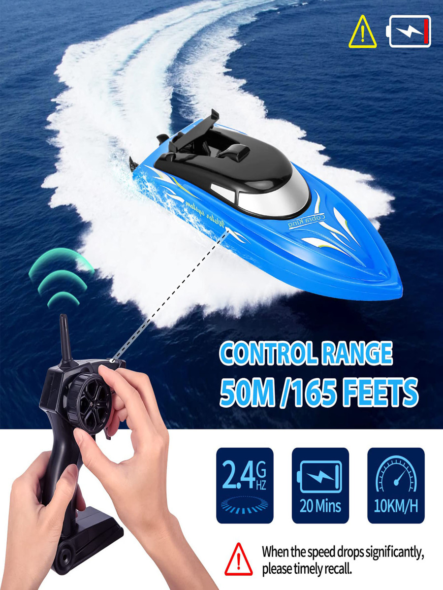 3 Pack RC Boat Remote Control Boats for Pools and Lakes for Kids and ...
